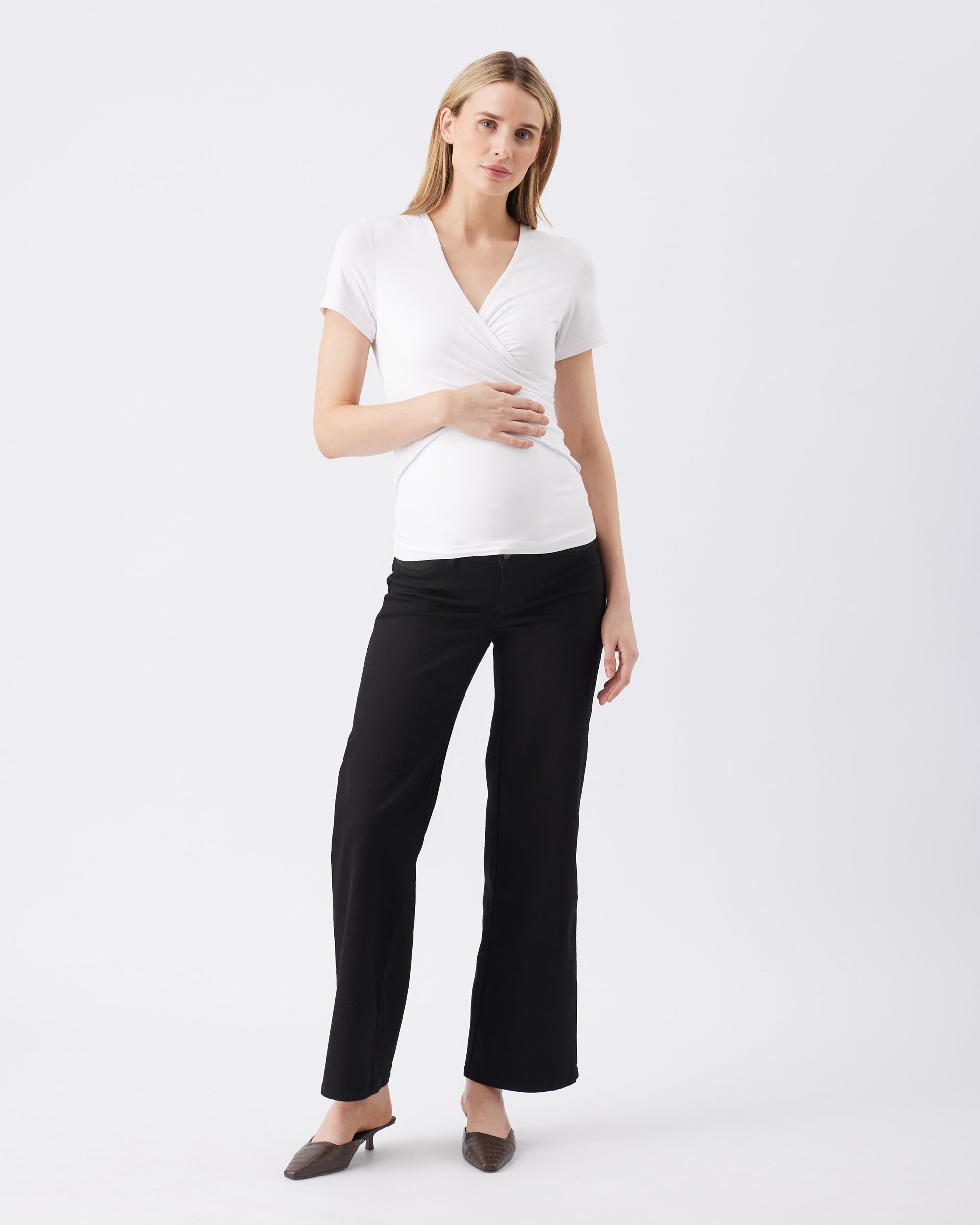 Kyle Wide Leg Jean - Black