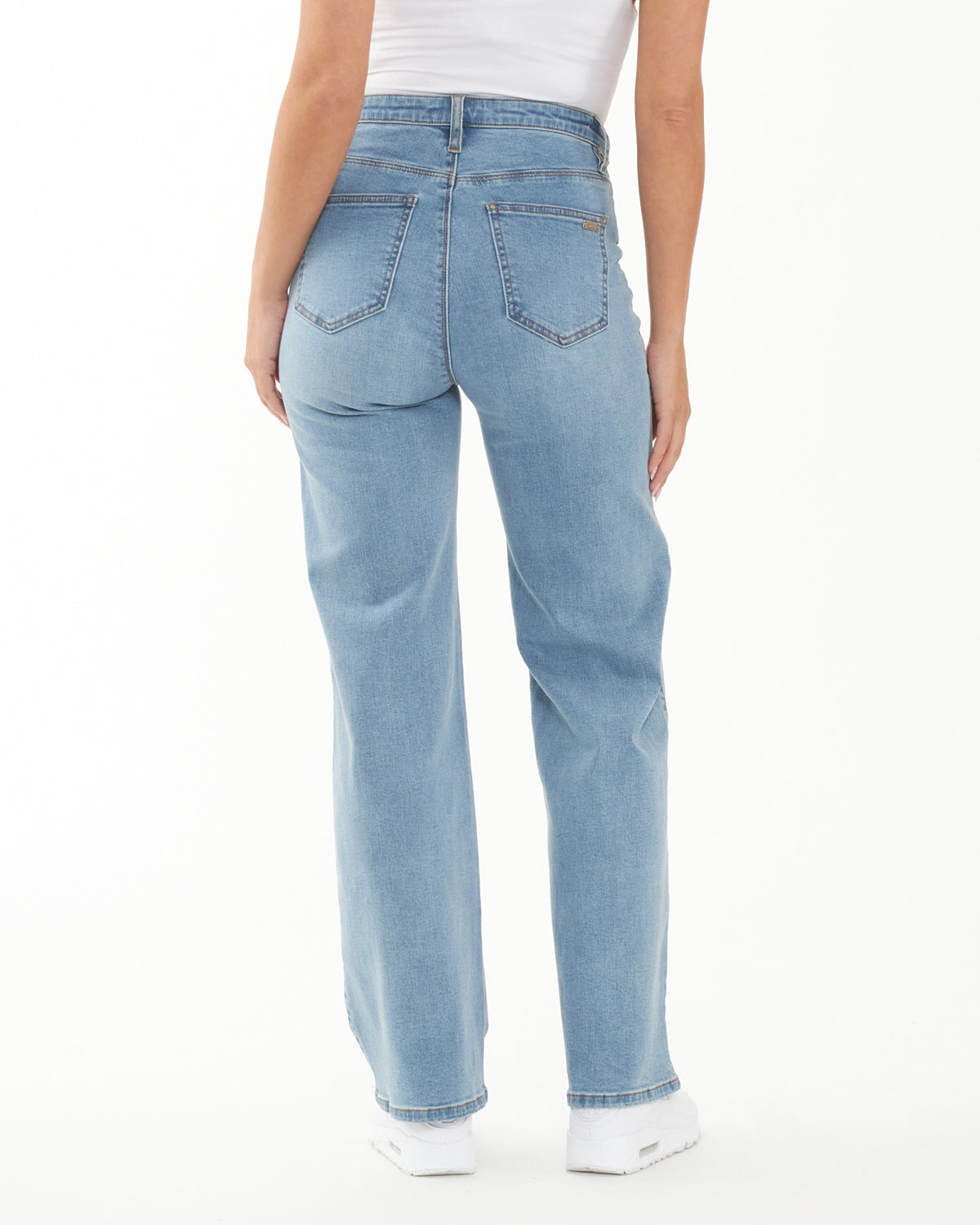 Kyle Wide Leg Jean - Light Blue