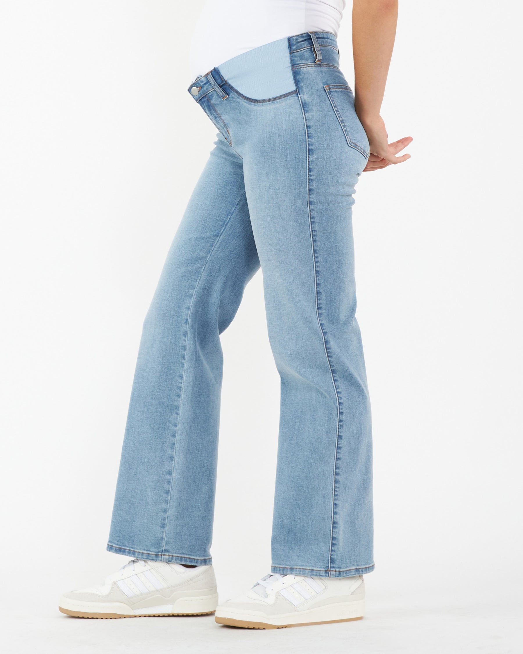 Kyle Wide Leg Jean - Light Blue