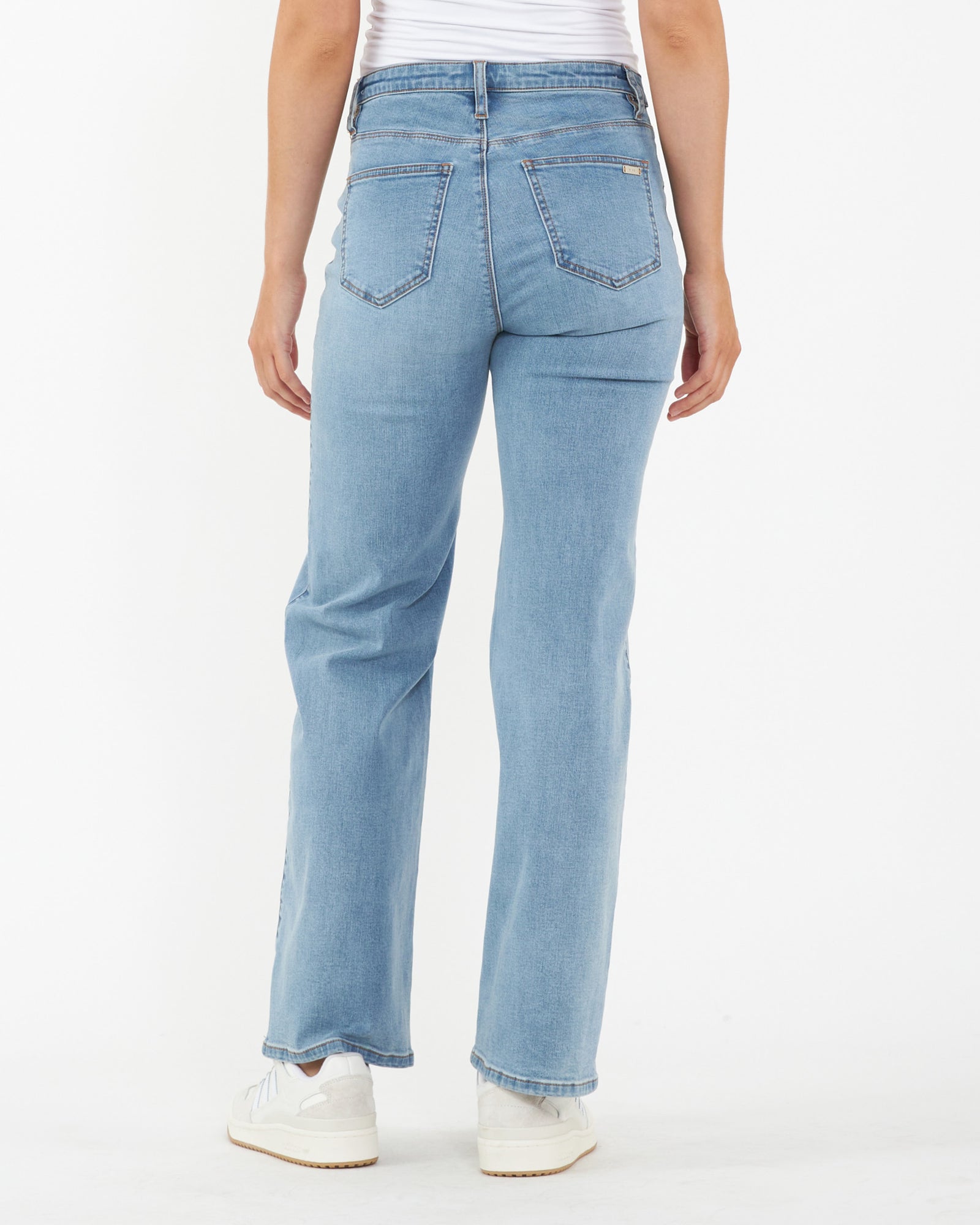 Kyle Wide Leg Jean - Light Blue