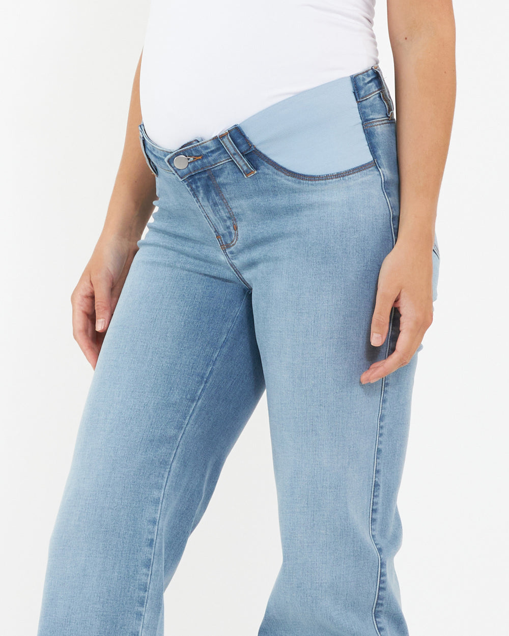 Kyle Wide Leg Jean - Light Blue